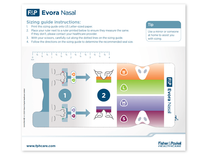 F&P Evora Nasal Mask | Fisher & Paykel Healthcare