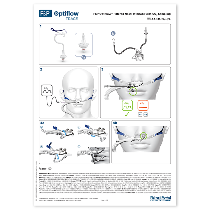 F&P Optiflow Trace | Fisher & Paykel Healthcare
